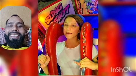 Girls Passing Out Funny Slingshot Ride Compilation Girls Slingshot