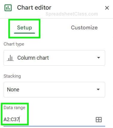 Method How To Add A Series To A Chart In Google Sheets Editing The Data Range First