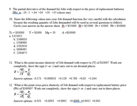 Solved The Multivariate Demand Function Below Is Needed Chegg Com