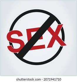 Forbidden Sex Sign Vector Illustration Stock Vector Royalty Free Shutterstock