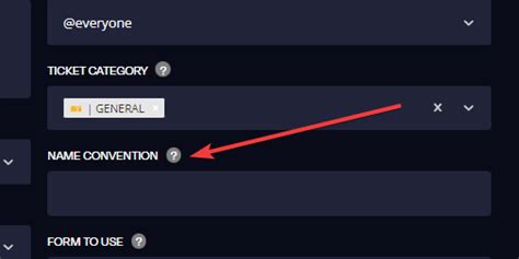 Setting Up Ticket Embeds Forms
