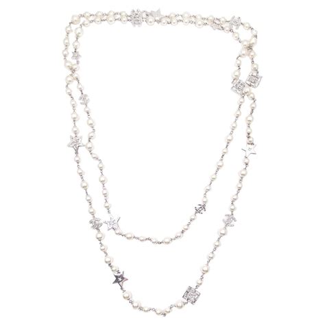 Rare Chanel Star Diamond Necklace At Stdibs