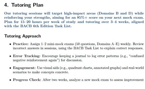 Exam Diagnostic And Tutoring Behaviorprep
