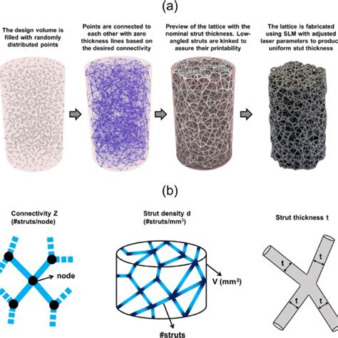A Design And Manufacturing Workflow Of Stochastic Lattice Structures Download Scientific