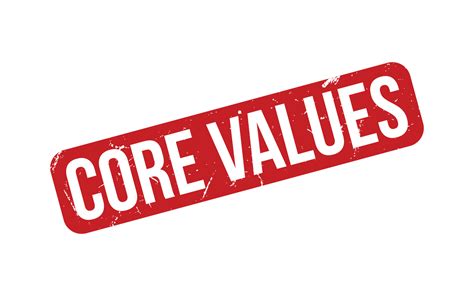Core Values Rubber Stamp Seal Vector Vector Art At Vecteezy