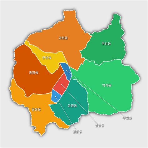 행정구역 Svg 데이터 업데이트 경기도 시별 일부 읍면동 단위 Gis Developer