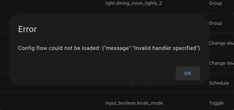 Solving Error Removing Error Configuration Home Assistant Community
