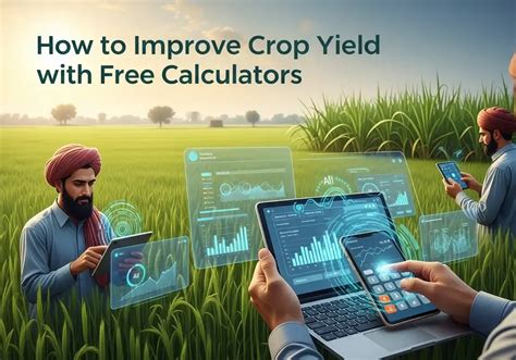 How To Improve Crop Yield With Free Calculators In Pakistan