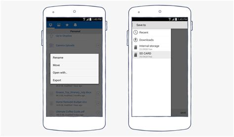 A New Dropbox For Android Export Files To Your Sd Card Dropbox Blog