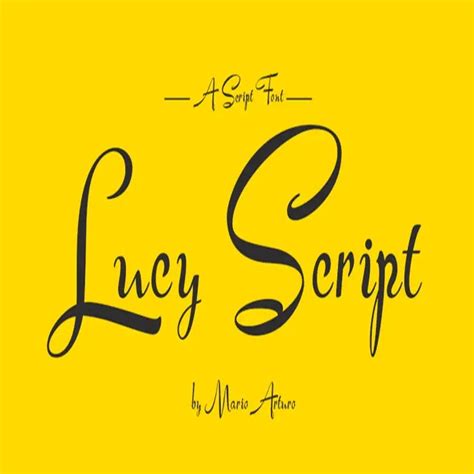 Lucy Script Font Upfonts