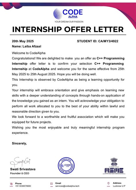 Internshipopportunity Codealphaintern Cppprogramming