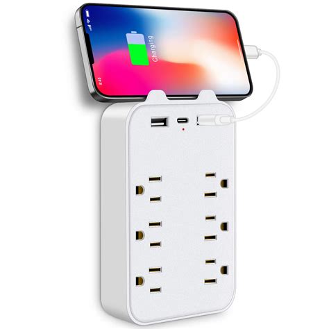 Multi Plug Outlet Extender With 4 Electrical Socket Extender Adapter