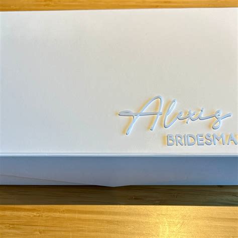 Elegant Mirror Acrylic Wedding Invitations Fancy Shape With Chic White Pattern Etsy