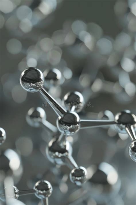 Nanostructure Molecular Model Stock Image Image Of Engineering