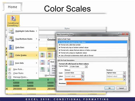 Excel 2010 Conditional Formatting Youtube