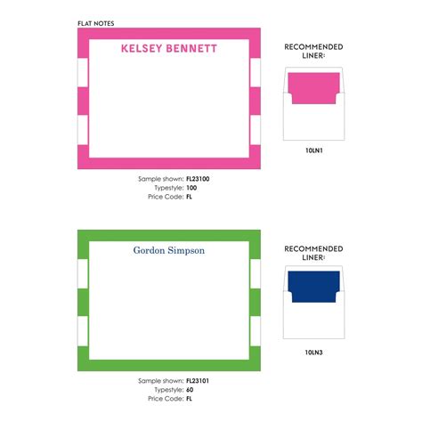 Flat Notes Donovan Designs Flat Notes Donovan Designs