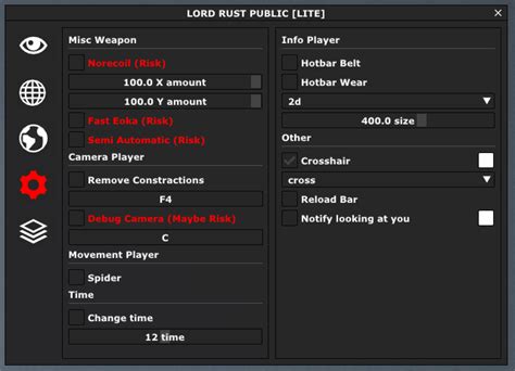 Чит Macro Hook Lite для Rust от 299 руб Приватный чит Macro Hook Lite