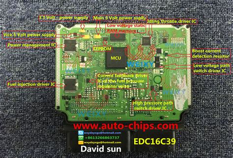 Edc16c39 Inner Board Functional Diagram