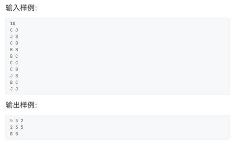 Pat乙级刷题 锤子剪刀布 Csdn博客