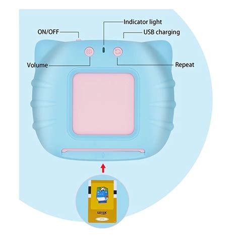 Образователна и интерактивна играчка за изучаване на английски език Четец на карти с комплект