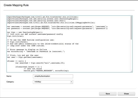 ISAM Infomap Any Alias Authentication Philip Nye