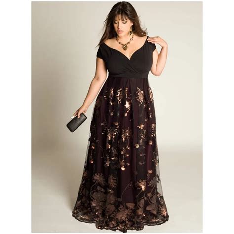 2017 Plus Size Evening Dresses A Line Off The Shoulder Long Formal