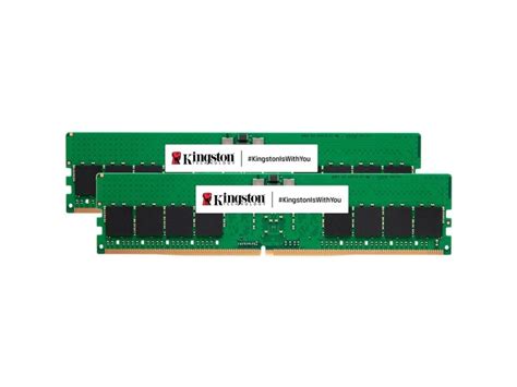 Kingston Valueram 32gb 2 X 16gb Ddr5 Sdram Memory Kit For Motherboard Desktop Pc 32 Gb 2