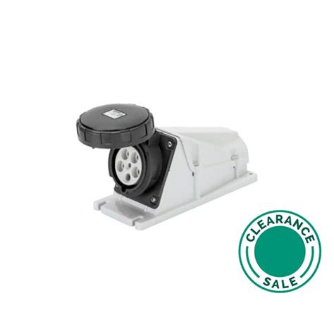 Clearance Gewiss Socket 125a 3p E 500v 90 Degrees Ip67