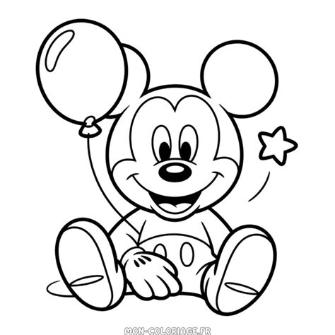 Coloriage Tête De Mickey Mouse Coloriages Gratuits à Imprimer Pour
