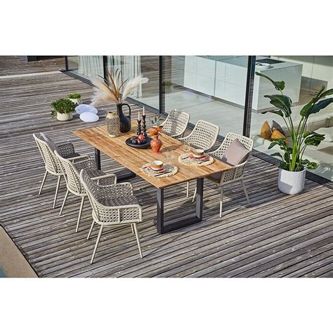 Gartensessel Zoe Sand Kunststoffgeflecht Bauhaus