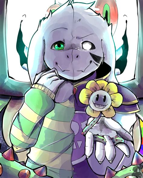 Asriel Dreemurr By RandomColorNice Flowey Undertale Undertale Memes Undertale Fanart