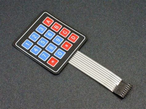 Membrane Keypad 4x3 Matrix Protosupplies
