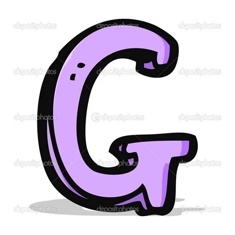 만화 문자 G 스톡 벡터 ©lineartestpilot 49557595
