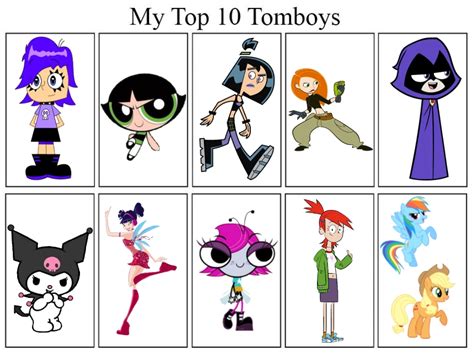 My Top 10 Favorite Tomboys By Mariahlovestheppg On Deviantart