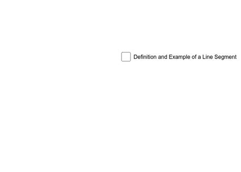 Line Segment Example And Definition Geogebra