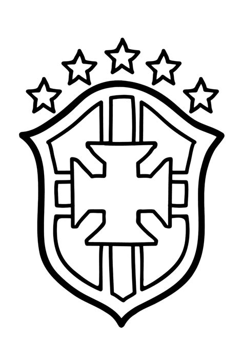 Bandeira Do Brasil Símbolo Para Colorir Imprimir Desenhos