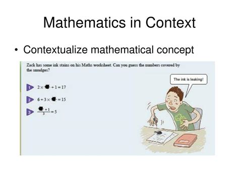 Ppt Mathematics In Context The Future Of Mathematics Education