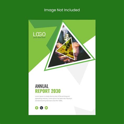 Premium Vector Elegant Annual Repeat Cover Template