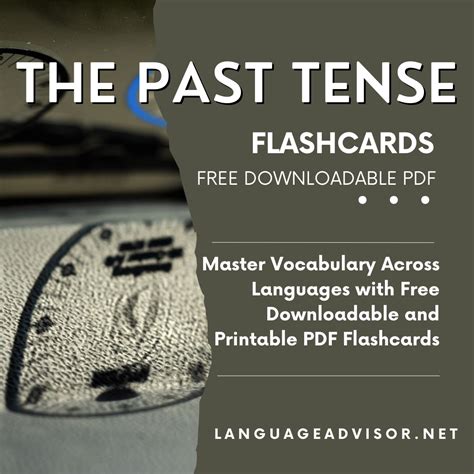 The Past Tense Flashcards Language Advisor