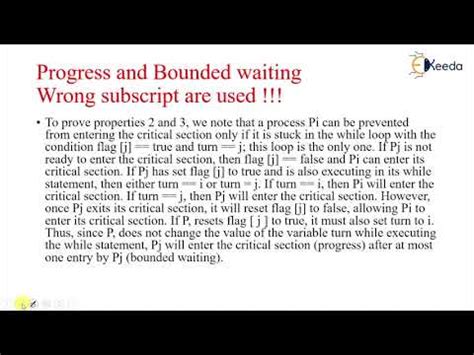 Bakery Algorithm In Operating System Explained GATE Computer ENGINEERING Video Lecture