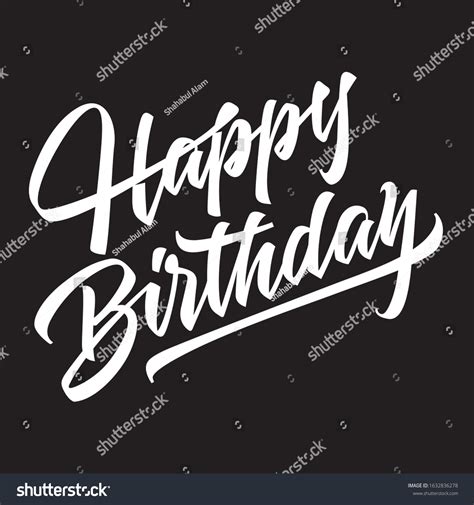 Abstract Happy Birthday Letter Design Template Vector De Stock Libre