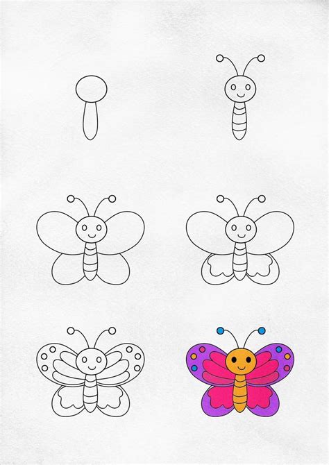 简笔画蝴蝶大全简单漂亮有步骤简单（漂亮18张） 简笔画图片大全