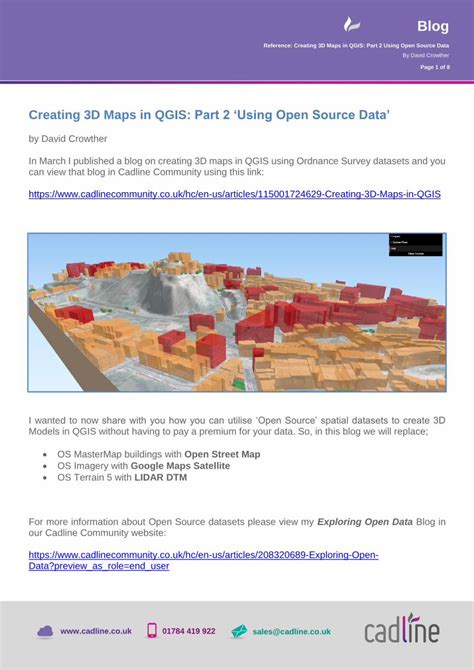 Pdf Blog€¦ · Reference Creating 3d Maps In Qgis Part 2 Using Open Source Data By David