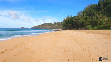 Secret Beach Is Also Known As Kauapea Beach On The North Side Of Kauai