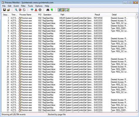 Process Monitor Windows Server Ersir