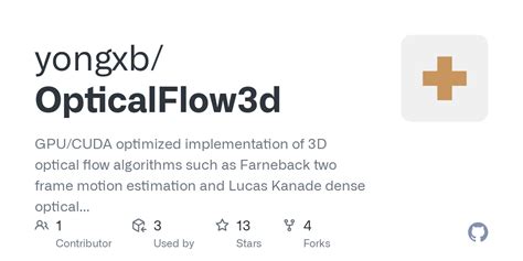 Github Yongxb Opticalflow D Gpu Cuda Optimized Implementation Of D Optical Flow Algorithms