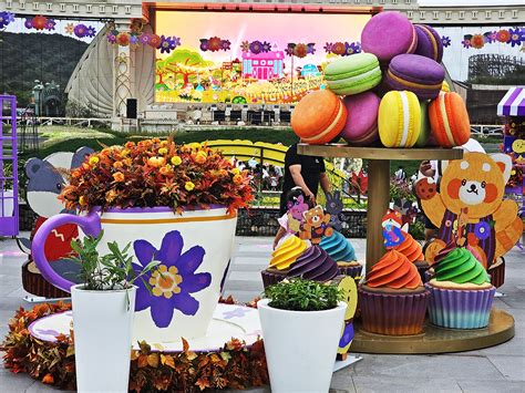 마카롱 컵케이크 조형물 제작 현장 애버랜드 Windart