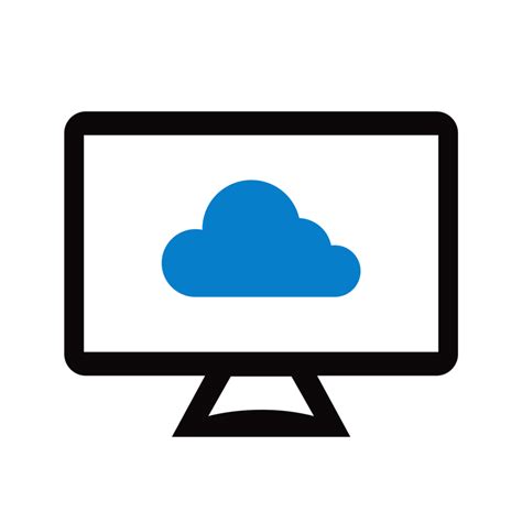 Transparent Cloud Computer Screen Icon 16314428 PNG