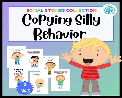 Copying Silly Behavior Social Story Made By Teachers