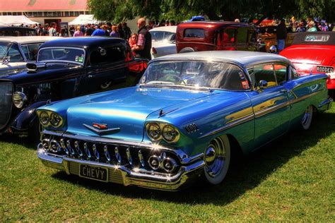 1958 Chevrolet Biscayne Love The Custom Grill On This 58 C… Flickr